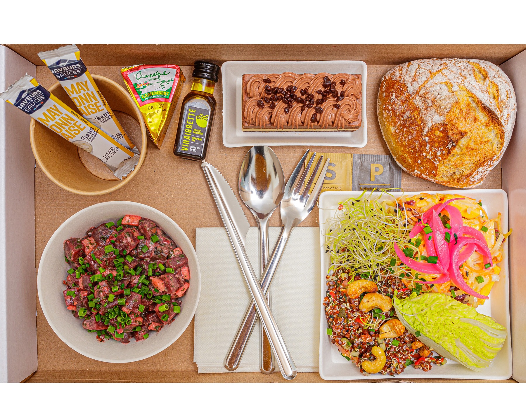 Plateaux Repas Végétarien - Maison Pignol | Traiteur à Lyon depuis 1954